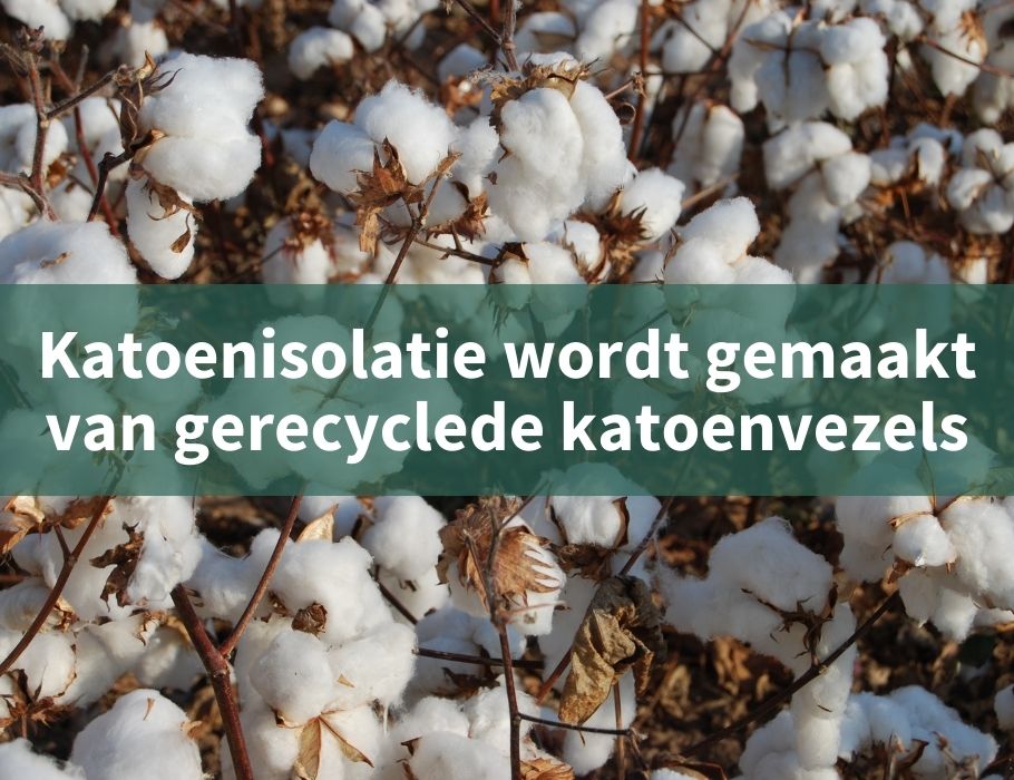 Katoen als biobased isolatiemateriaal